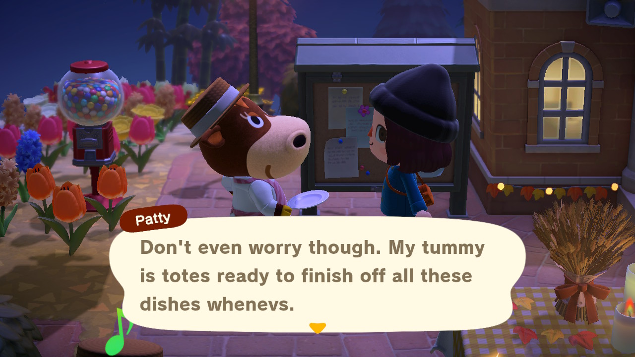 Animal Crossing Turkey Day – Overly Devoted Archivist